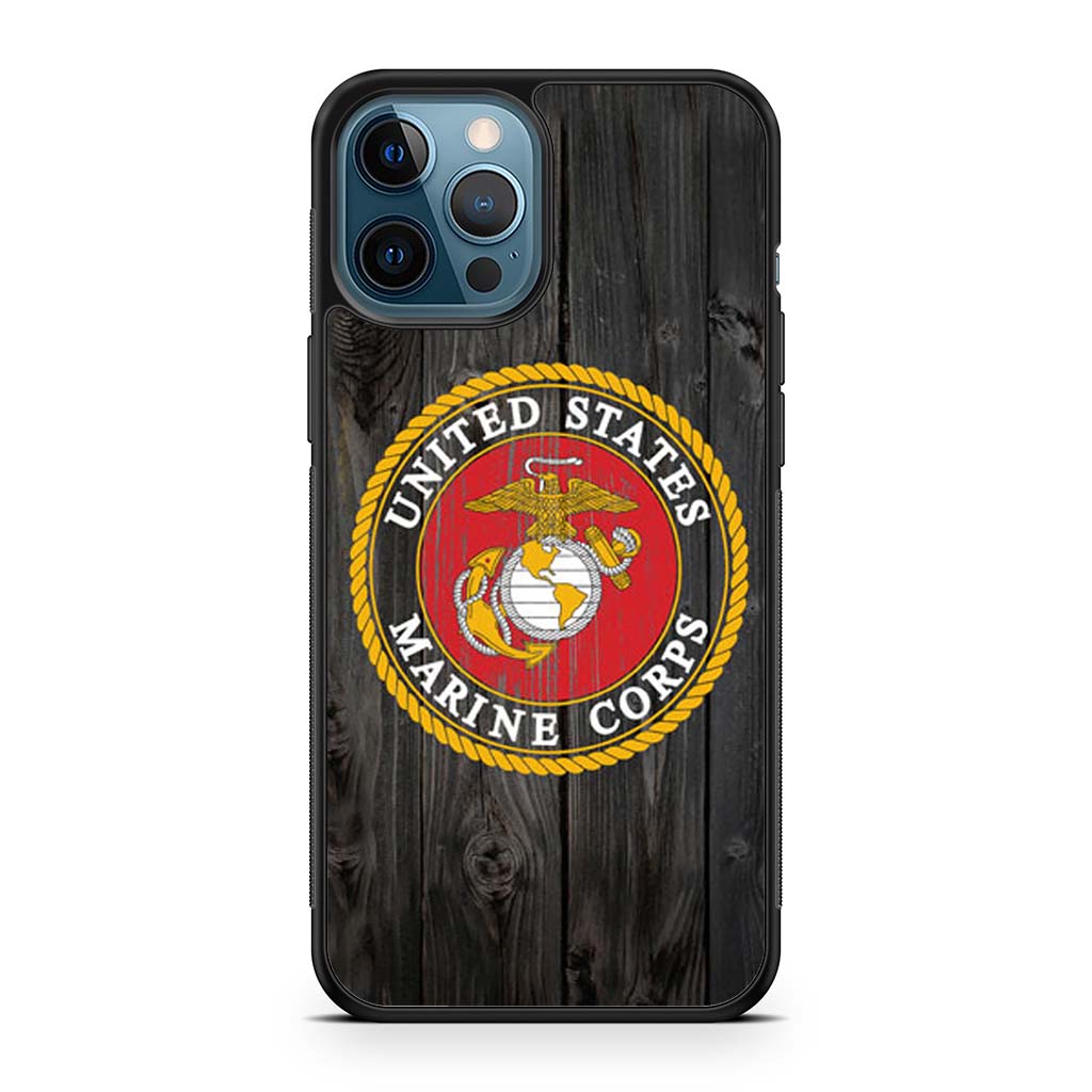 Us Marine Corps Wood iPhone 12 | iPhone 12 Mini | iPhone 12 Pro ...