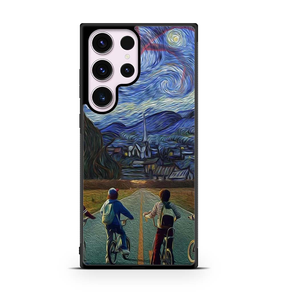 Stranger Things Van Gogh Starry Night Samsung Galaxy S23 | S23+ | S23 ...