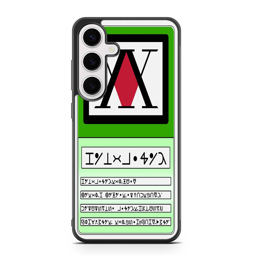 Hunter X Hunter License Card Samsung Galaxy S24 Series Case – MerchPrintz