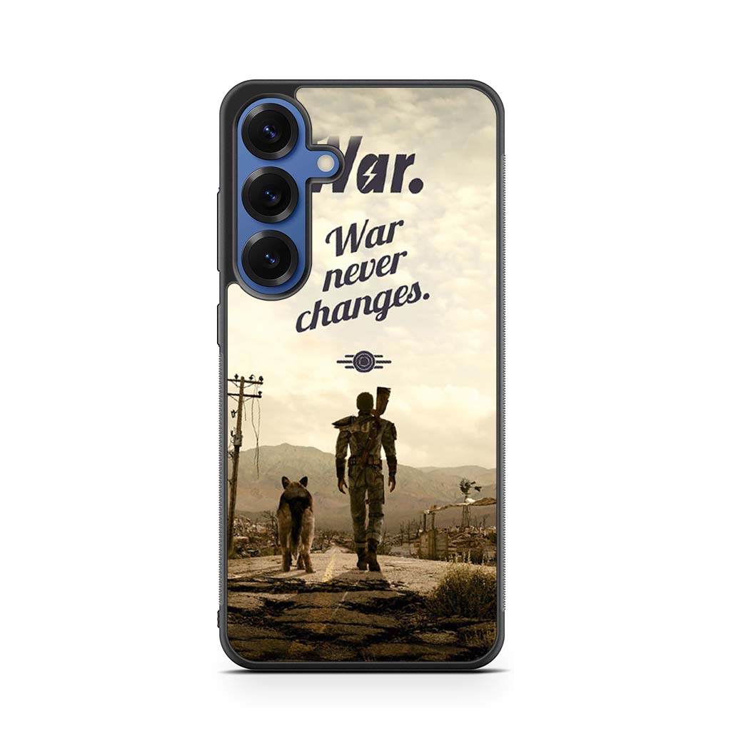 War Never Changes Fallout 3 Samsung Galaxy S25 Series Case – MerchPrintz