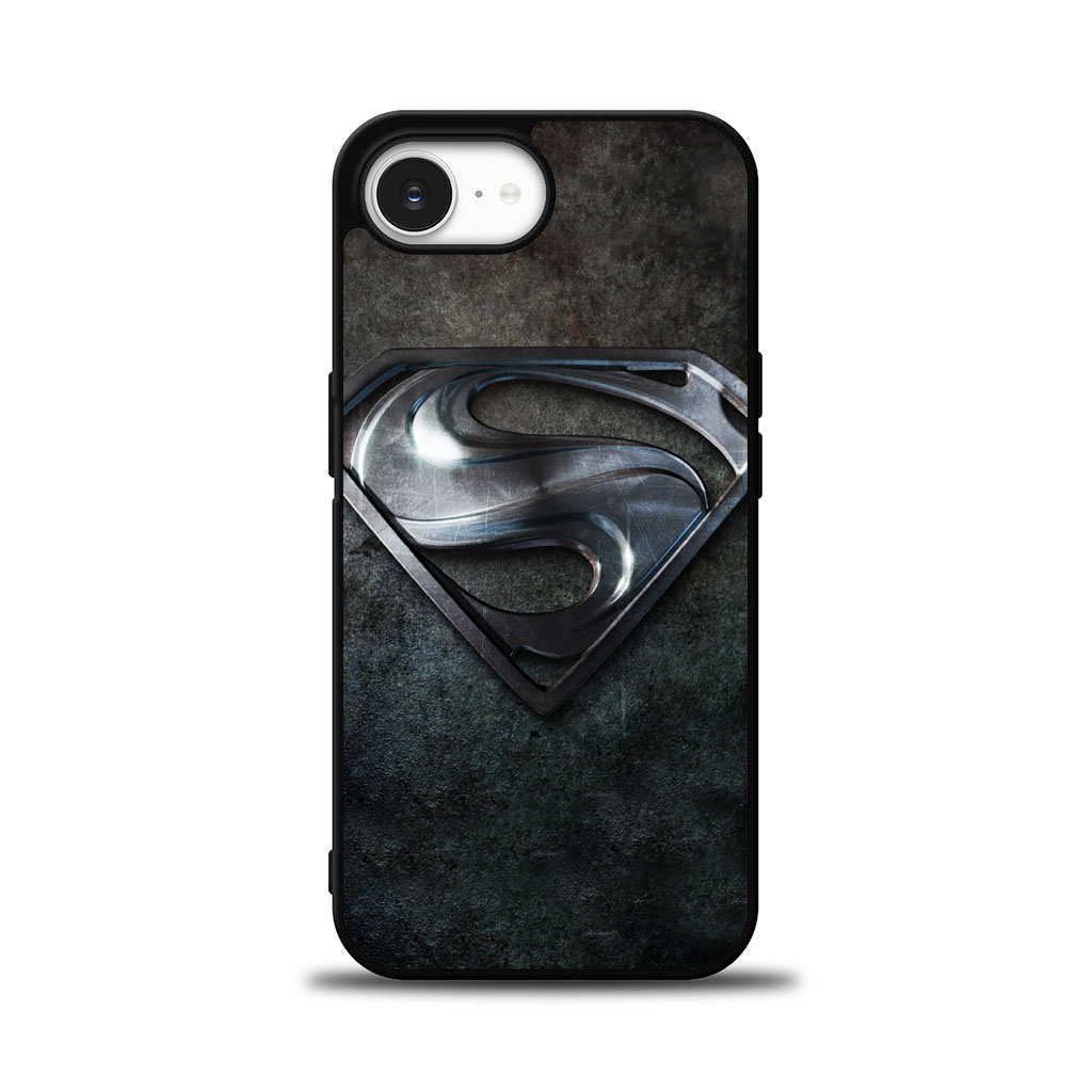 Black Superman Logo iPhone 16e case – MerchPrintz