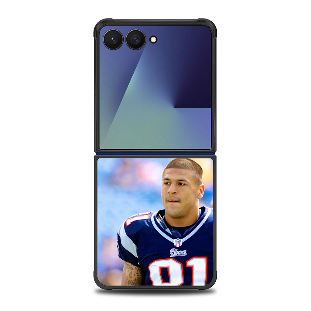Aaron Hernandez Patriots Samsung Galaxy Z Flip7 series case – MerchPrintz